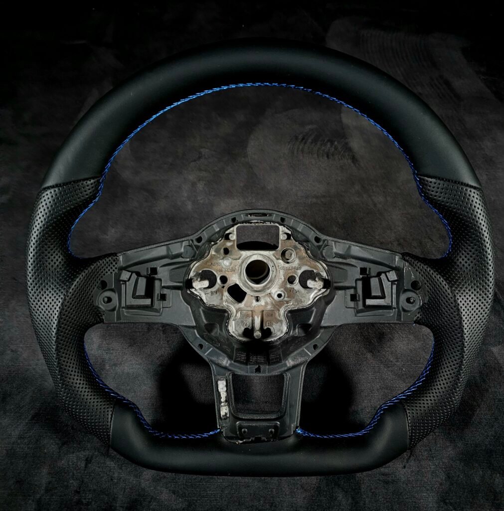 Perforated Leather X Nappa leather VW MK7 Steering Wheel - RA Customs